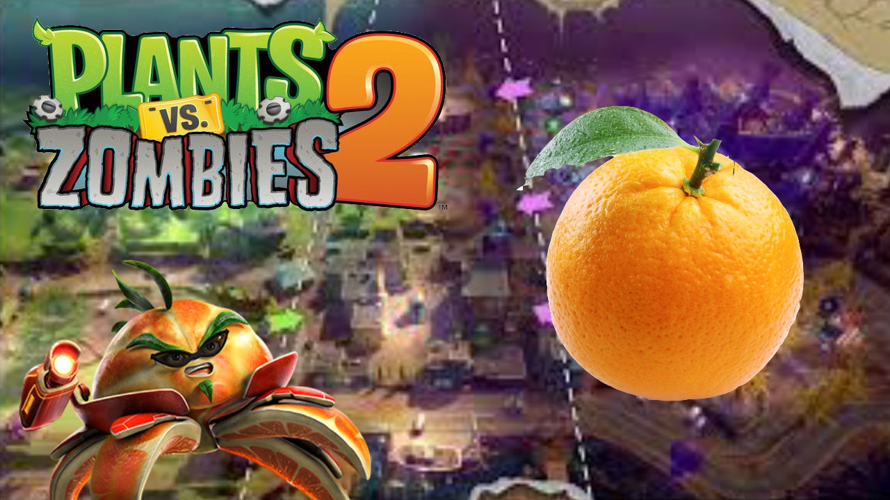 Plants vs Zombies GW2:\\ GIANT FLOATING ORANGE!!\\ - YouTube