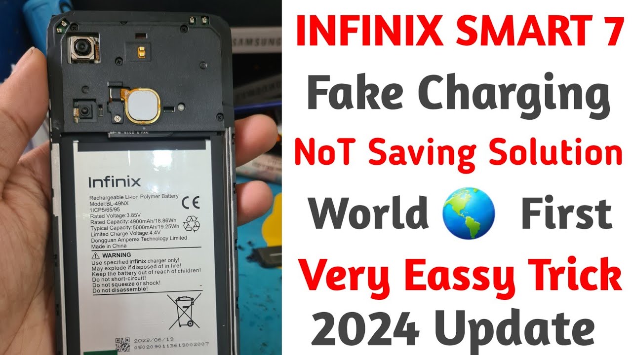 Infinix ( Smart 7 ) Charging Solution 2024 | Infinix Charging Ways ...