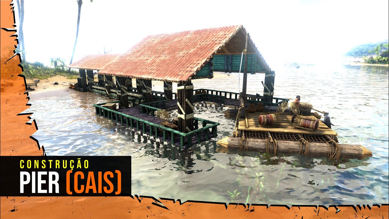 COMO fazer um PIER ou CAIS no Ark - YouTube
