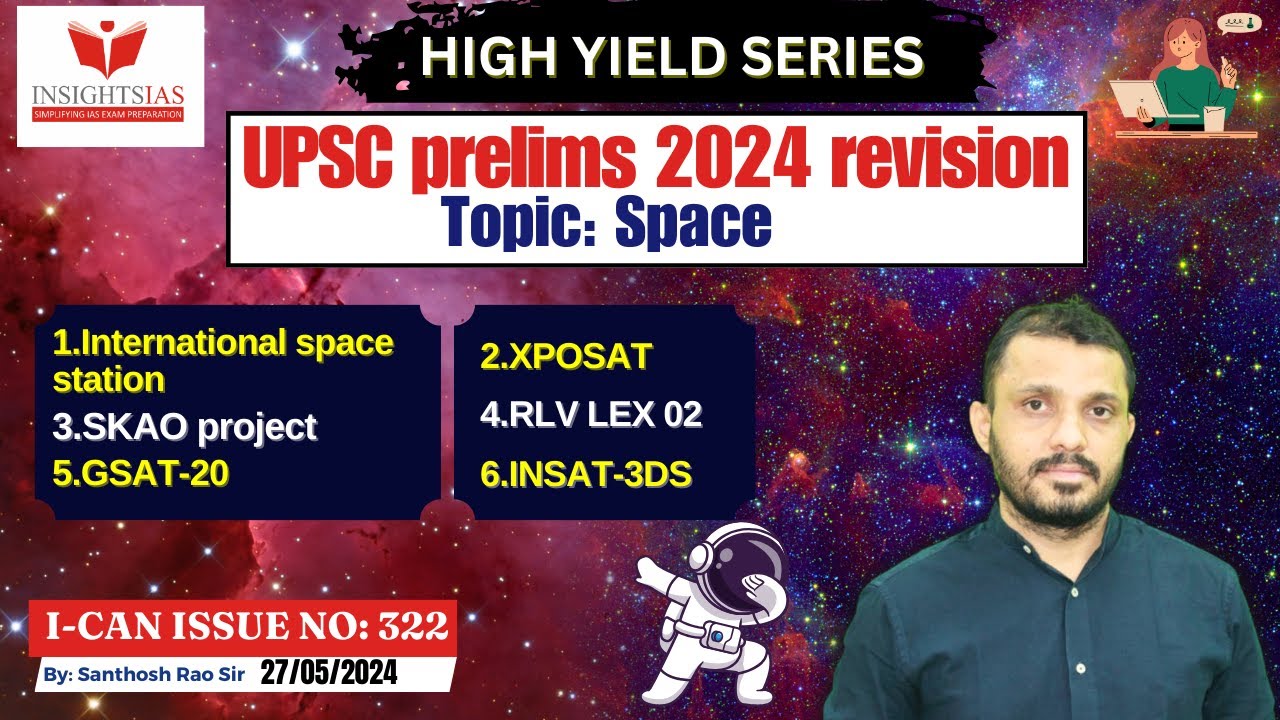 UPSC 2024 Prelims High Yield Series||Space #upsc2024 by # ...