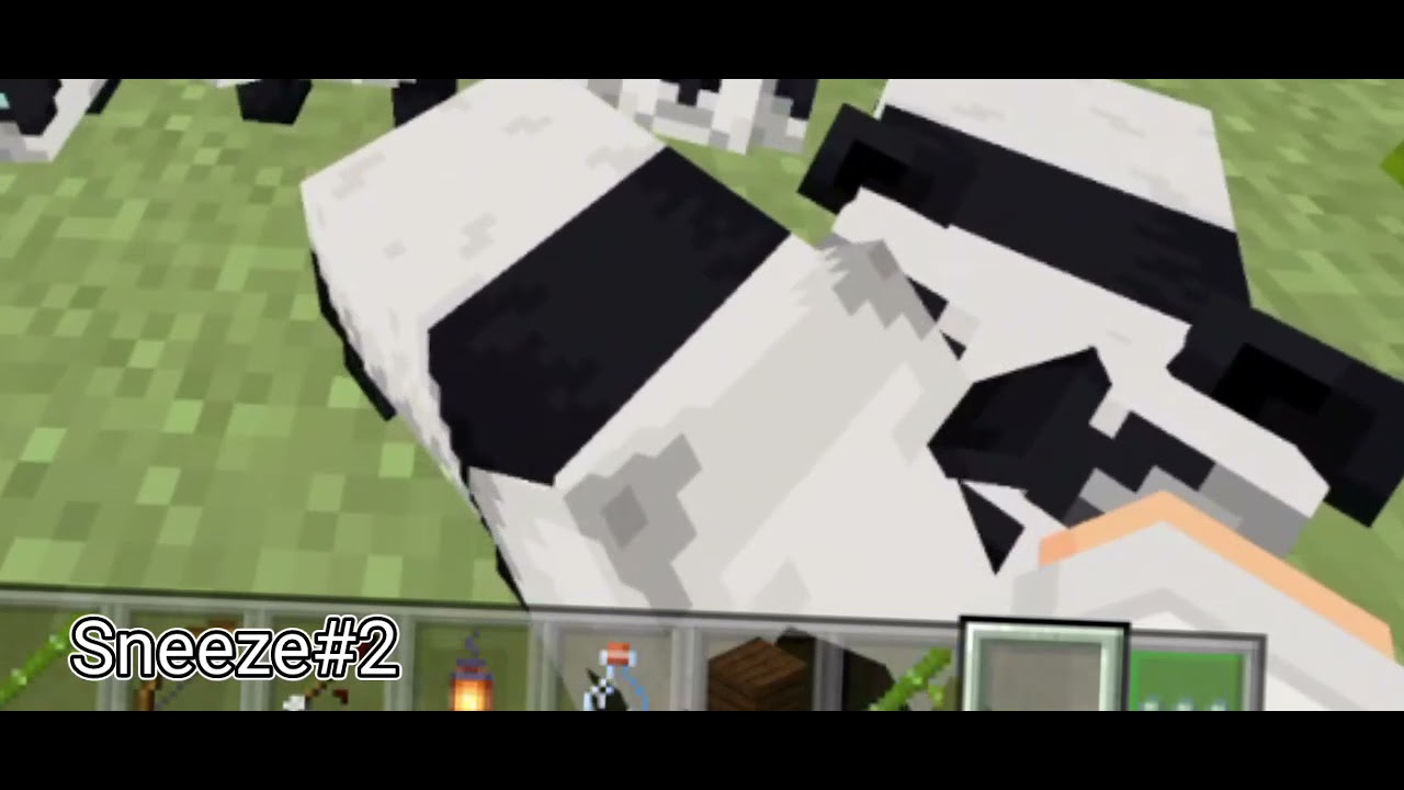 Minecraft but it's about baby panda's sneezing - YouTube