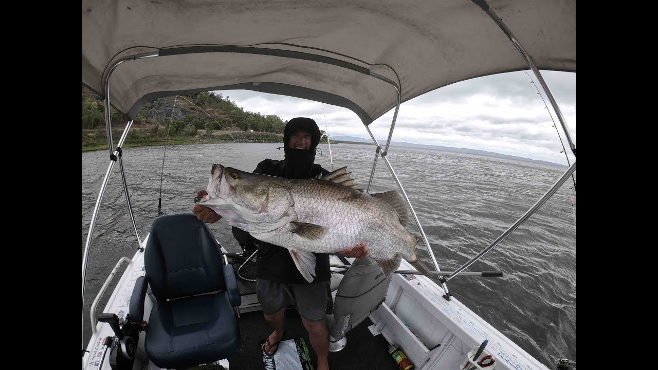 Barramundi Fishing - Road trip - Peter Faust Dam - YouTube