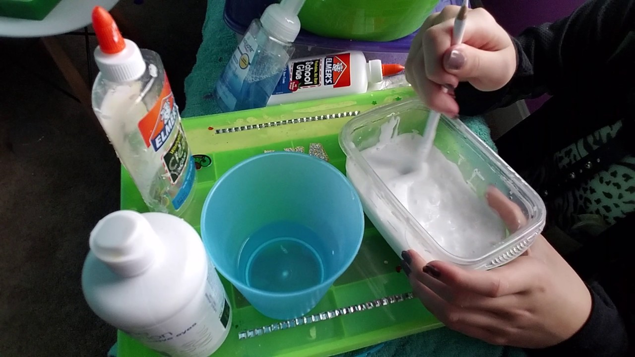 How to make regular slime - YouTube