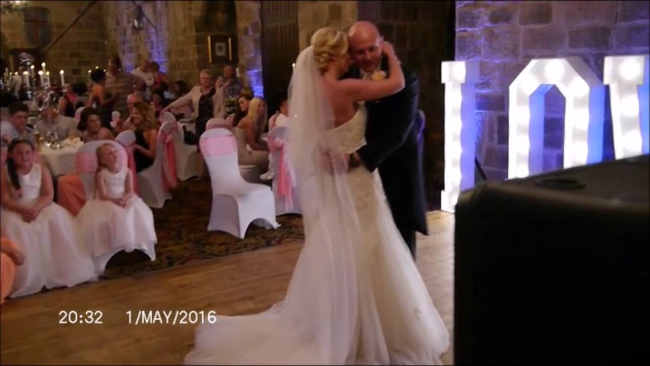 Langley Castle Wedding Disco, Mood Lighting & Giant LOVE Letters ...