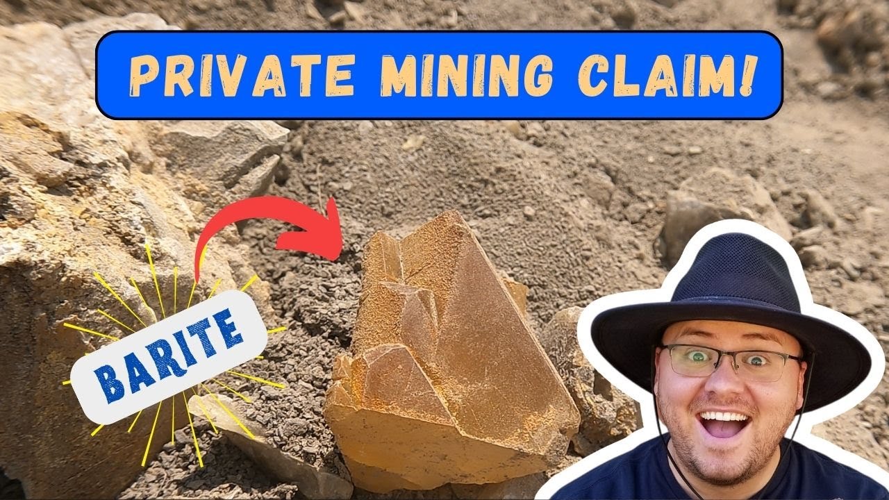 Rockhounding Barite Crystals on a Private Claim! Crazy Discovery or ...