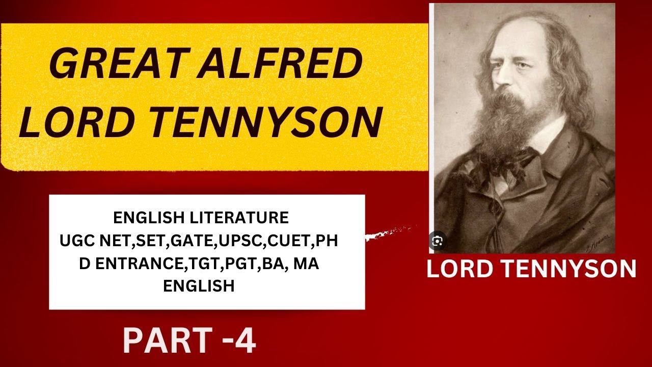 ALFRED LORD TENNYSON PART 4 | WORKS ANALYSIS IN HINDI | LORD TENNYSON ...