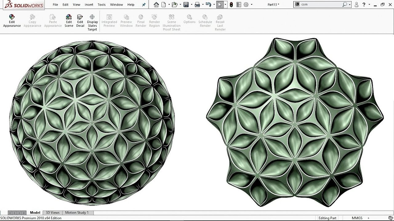 Become a SOLIDWORKS Pro | Master the 'Leaf Pattern on Sphere' in Days ...