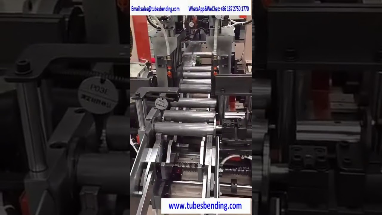 Advanced Double head Chamfering Machine Automatic Pipe Cutting And Chamfering Machine - YouTube