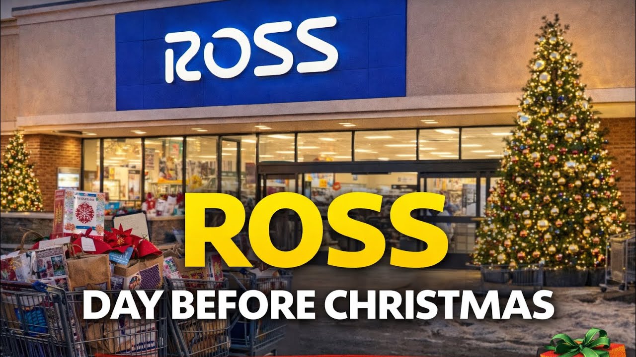 🇺🇸 ️Christmas Shopping at Ross 🎄 | One Day Before Christmas ...