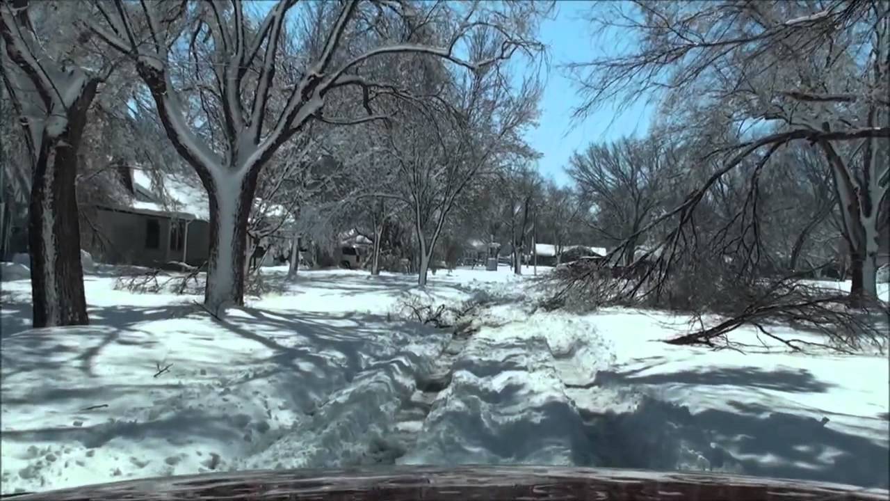 2 25 13+ Woodward, OK Blizzard - YouTube