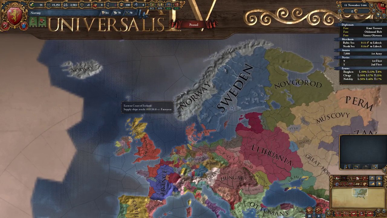 Europa Universalis IV Rights of Man - Norway - Independence Day ...