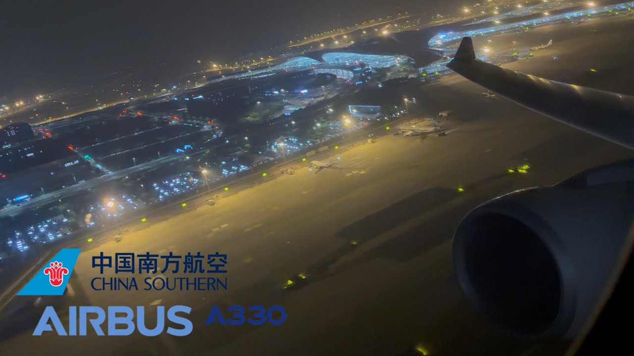 [4K]China Southern A330 Takeoff from Beijing Daxing - YouTube
