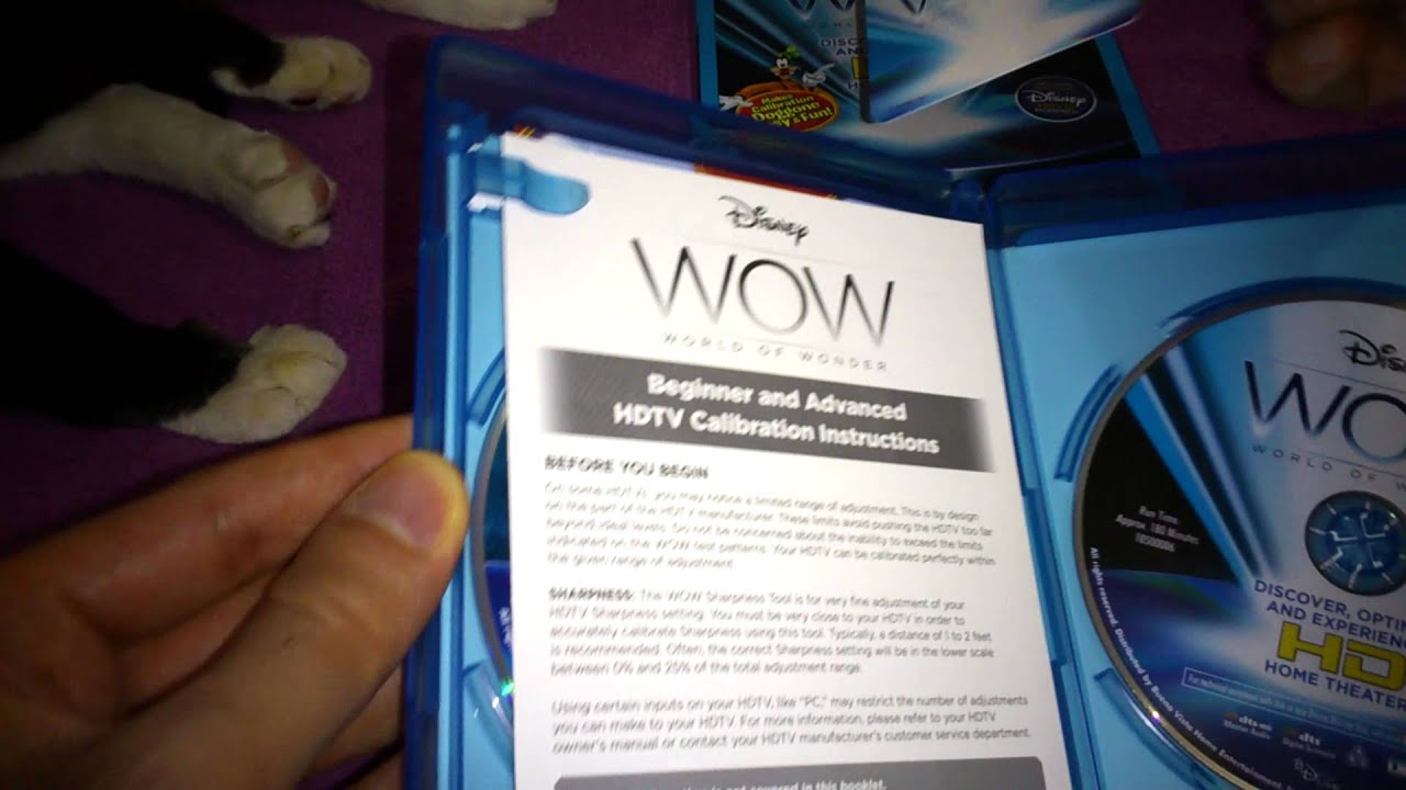 Disney WOW World of Wonder Blu-ray Unboxing - YouTube
