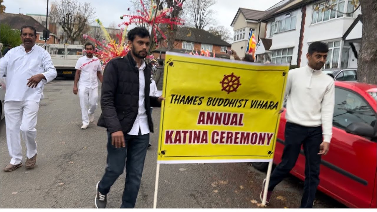 Annual Katina Ceremony 2023 Thames Buddhist Vihara - London UK (19/11 ...