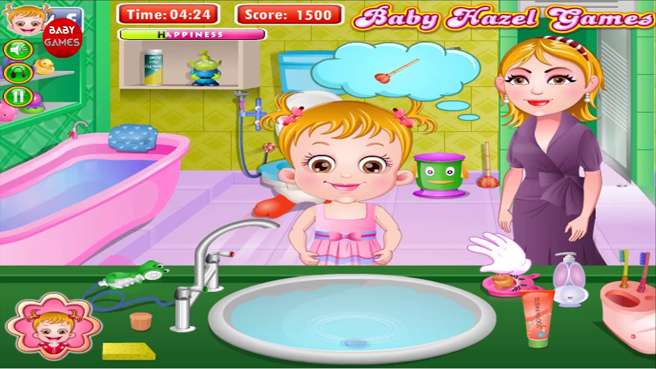 Baby Hazel Bathroom Hygiene Game at Oliver Howell-price blog