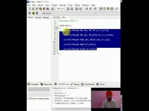 PRACTICAL 2(WAP TO USE PRINTF())||INTRODUCTION TO PROGRAMMING||BTECH ||LECT - YouTube