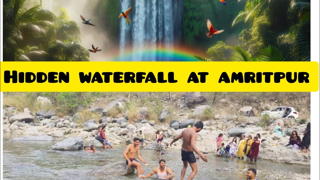 AMRITPUR VLOG || FINDING HIDDEN WATERFALL|| - YouTube