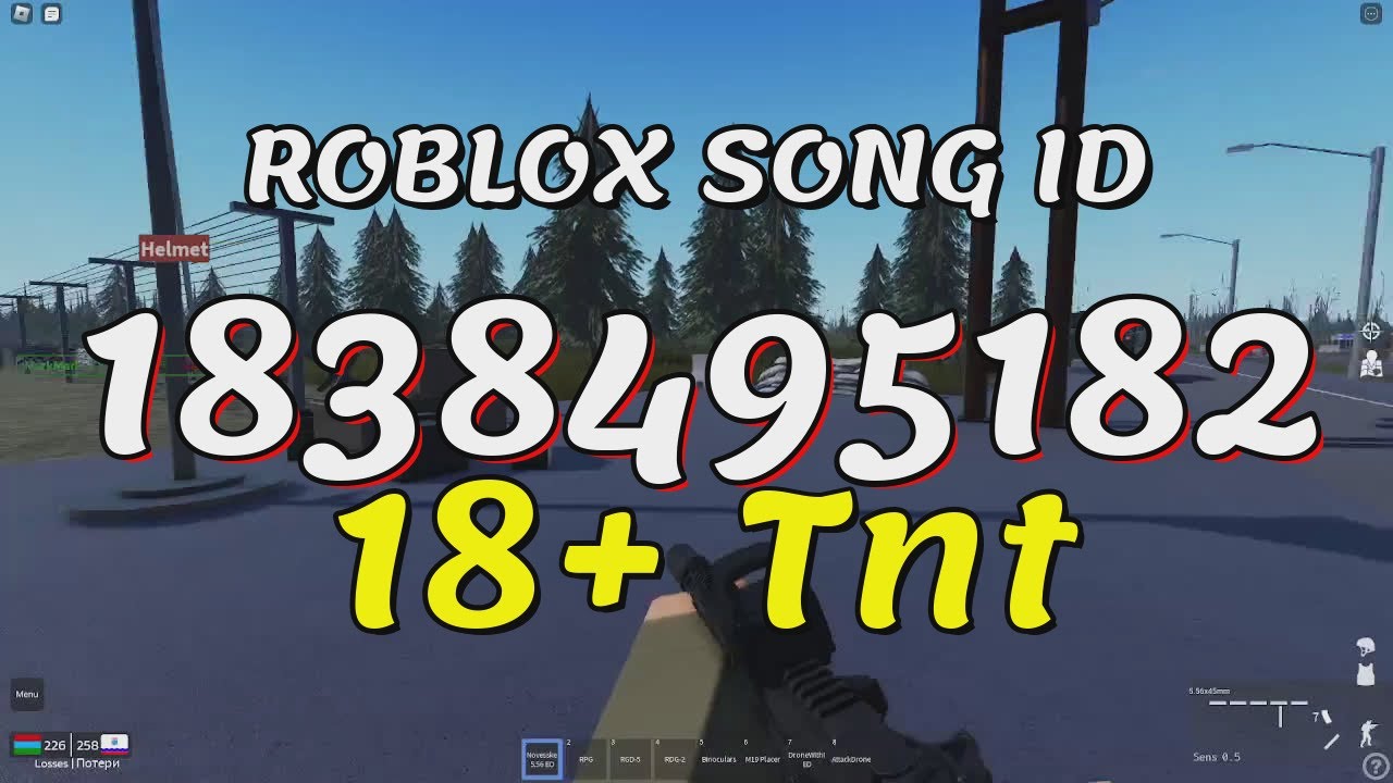 18+ Tnt Roblox Song IDs/Codes - YouTube