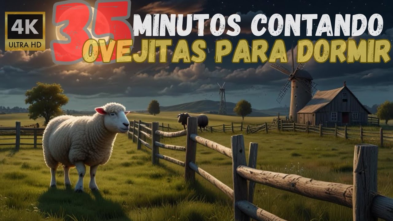 35 Minutos Contando Ovejitas Para Dormir - YouTube