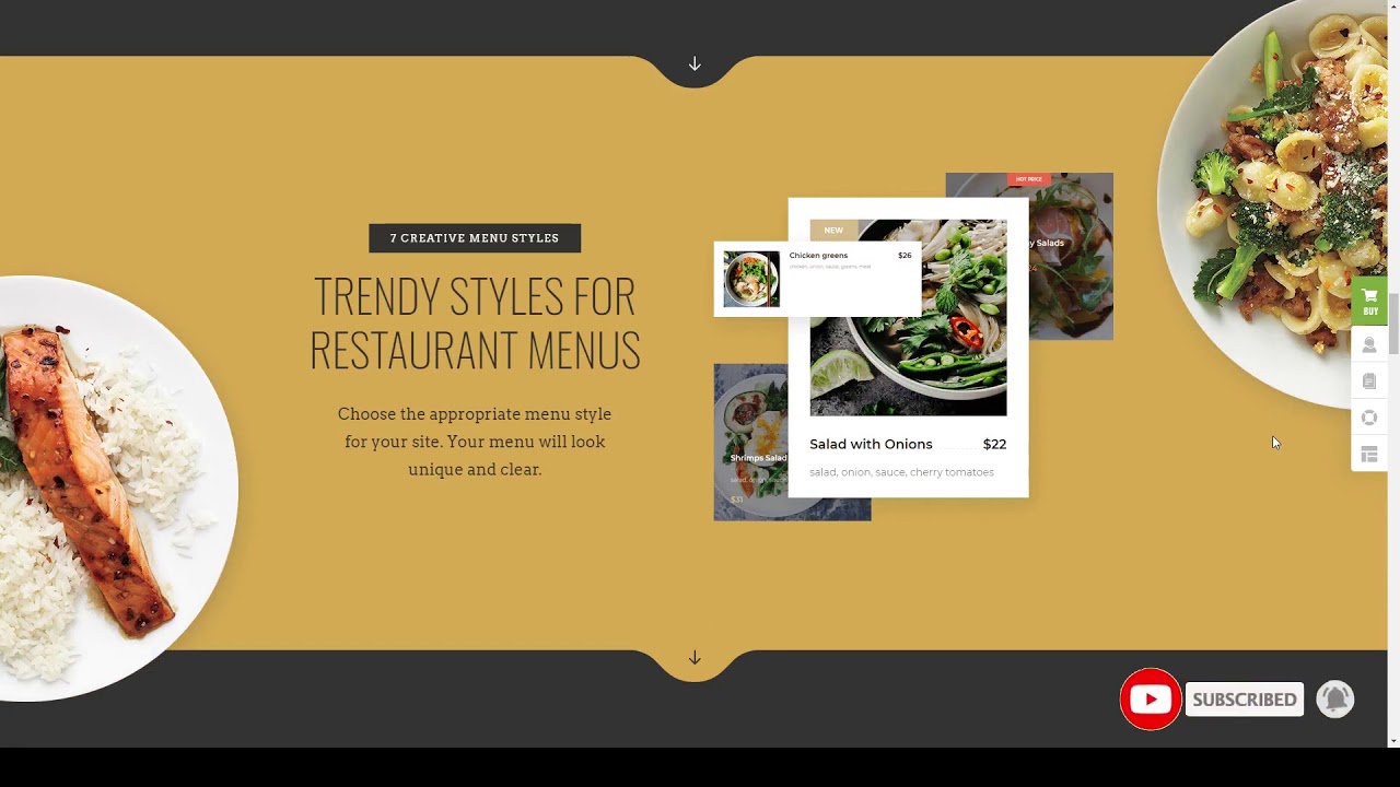 Benedicta - Restaurant and Food WordPress Theme beer 15 Asami - YouTube