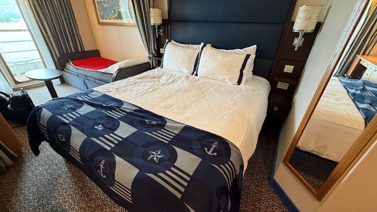 Disney Wonder Alaska - Deluxe Oceanview Stateroom with Verandah Tour ...