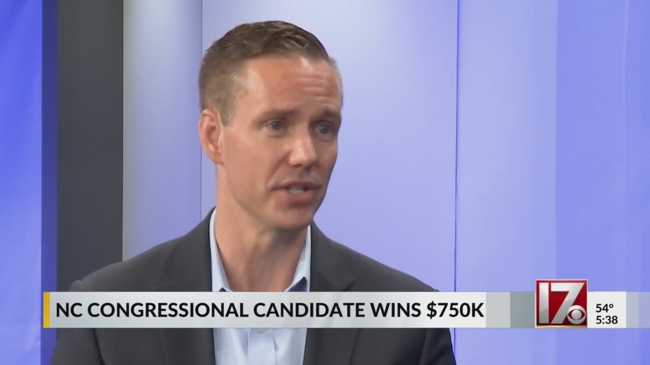 NC Congressional candidate wins over $750,000 - YouTube