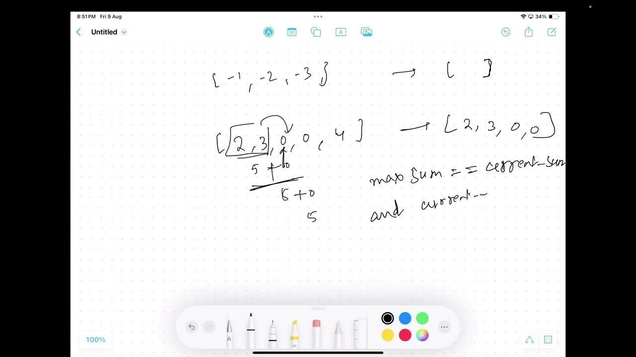 Array Problem #2: Max Non-Negative SubArray | Ace Your Coding Interview | Interview Prep Series ...
