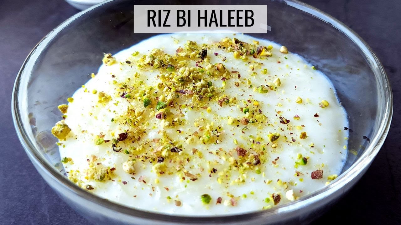 Riz bi haleeb (Lebanese rice pudding) #ricepudding #rizbihaleeb # ...