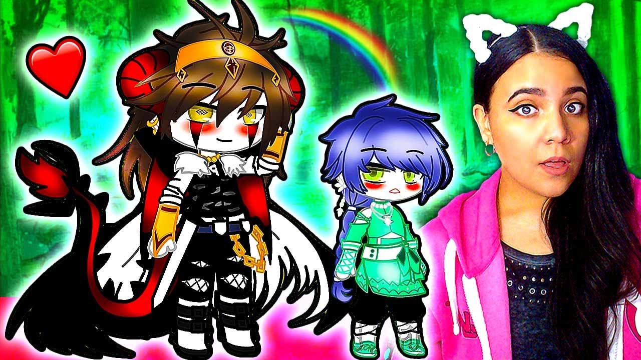 🐲💗 The Dragon King's Human Soulmate 🐲💗 Gacha Club Mini Movie Love Story ...