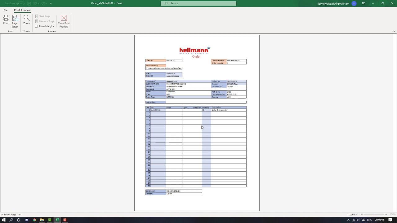 HWL Excel EDI Interface SOP - YouTube