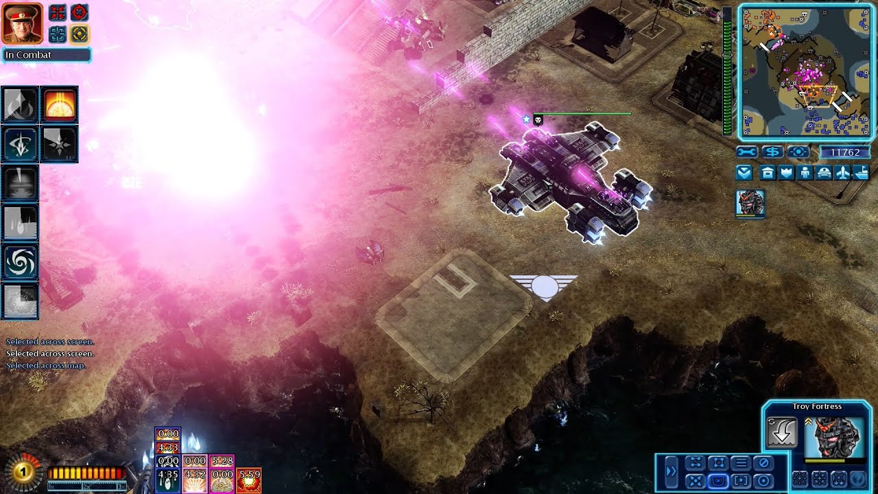 Red Alert 3 [Science Mod] - 2 vs 2 Brutal AI - YouTube