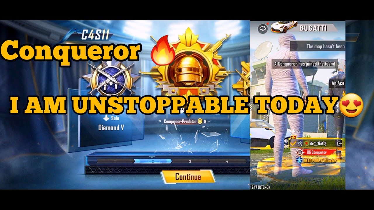 PUBG CONQUEROR | FINALLY I EARNED THIS TITLE & NAME TAG | I AM ...