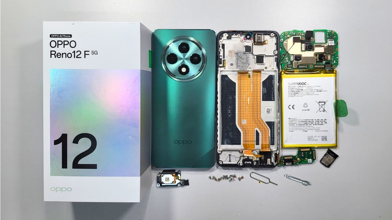 OPPO RENO 12F 5G TEARDOWN & DISASSEMBLY !!! - YouTube