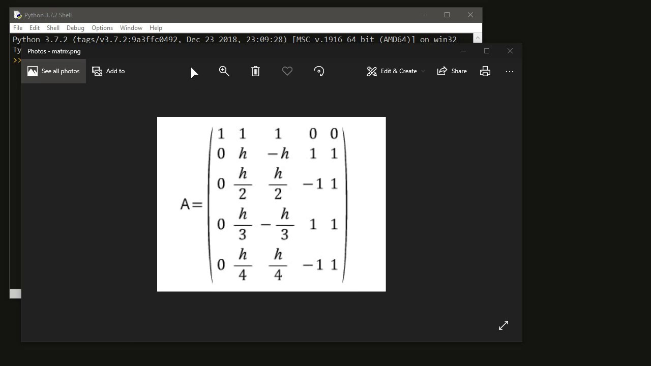 Python Programming For Fun Sympy Matrix Inverse YouTube