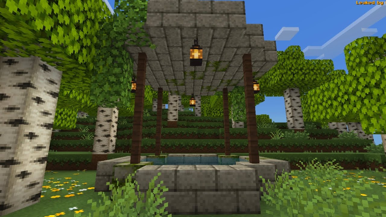 How to make a wishing well in Minecraft - YouTube