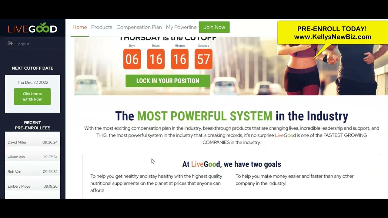 LIVEGOOD PRE-ENROLLEE PAGE : HOW TO GET STARTED - YouTube