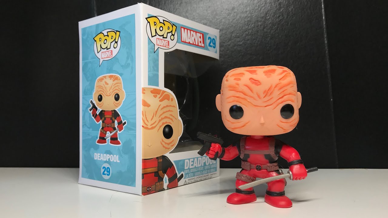 Funko POP! PX Previews Exclusive Marvel Unmasked Deadpool Review - YouTube