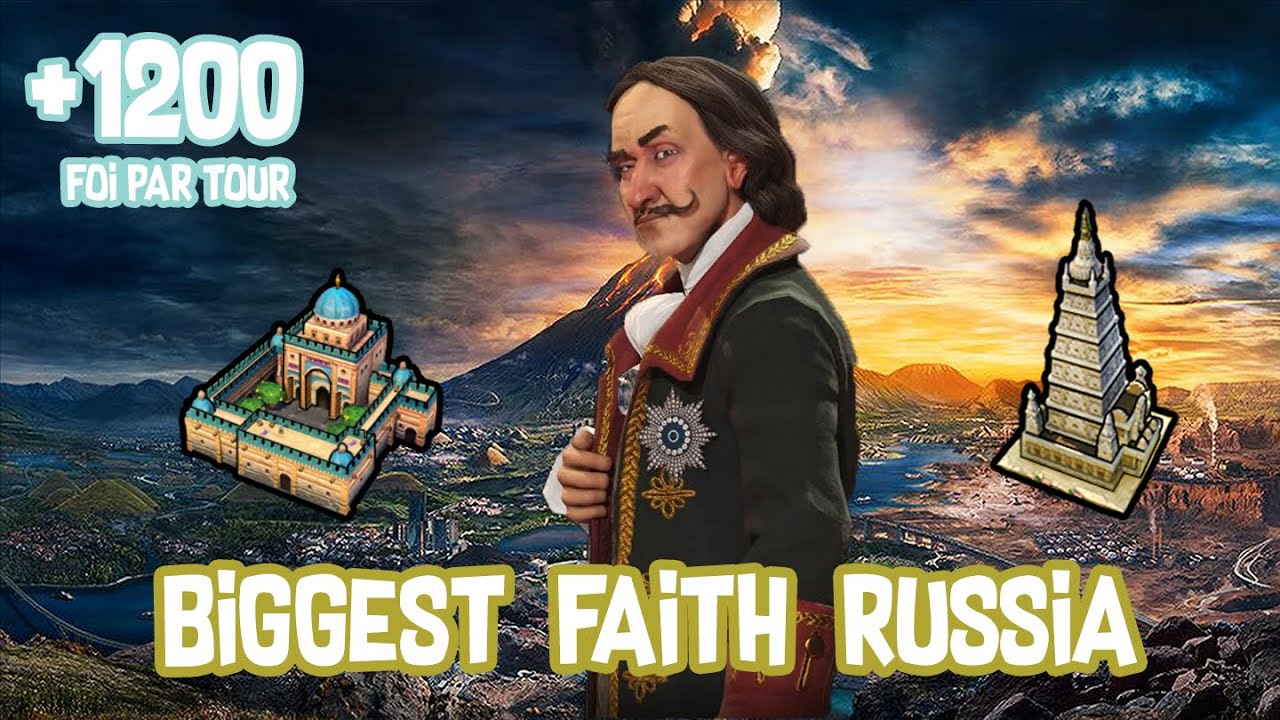 Civilization VI: BIGGEST FAITH RUSSIA (partie 1/2) - YouTube