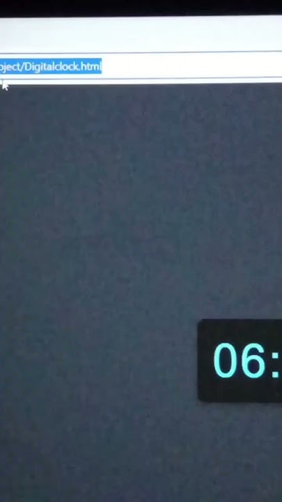 Digital Clock using #html #css #js #trending #viralvideo #blogger #coding #blogspot #website #ai ...