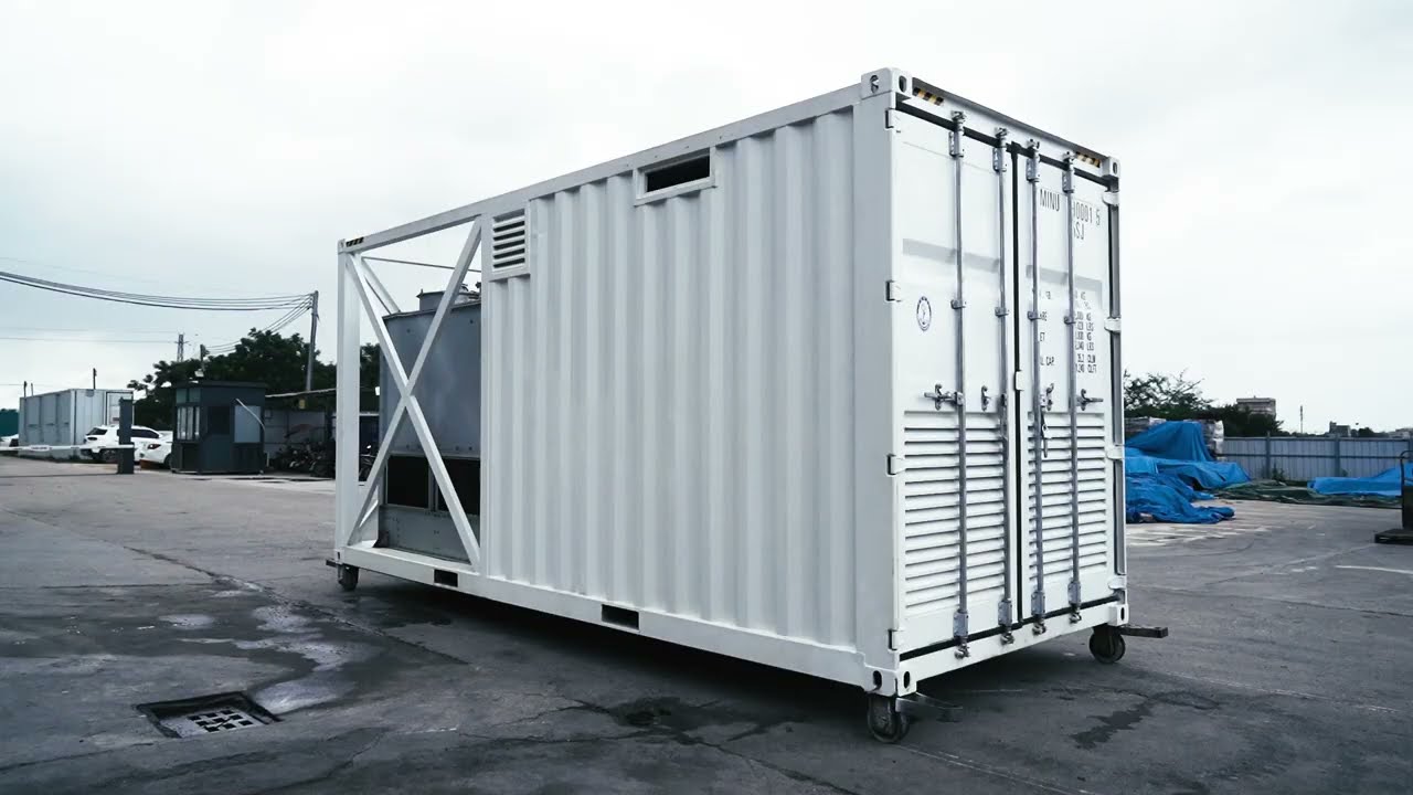Minerbase Liquid Cooling Data Center Container - YouTube