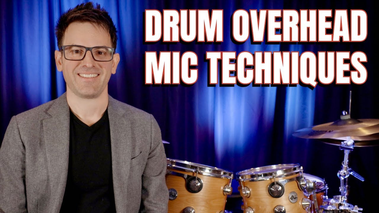 Drum Overhead and Cymbal Stereo Miking Techniques 🥁 - YouTube
