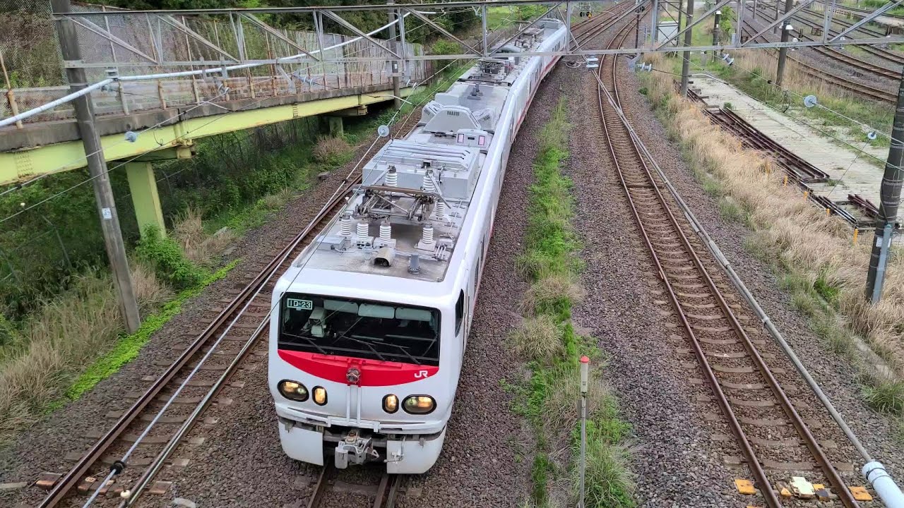 【凄い屋根上】試9476M 成田線検測 E491系East i-E(電気・軌道総合試験車) 酒々井～佐倉 走行シーン - YouTube