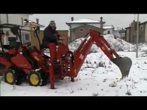 Gianni Ferrari Turboloader Front hoe - YouTube