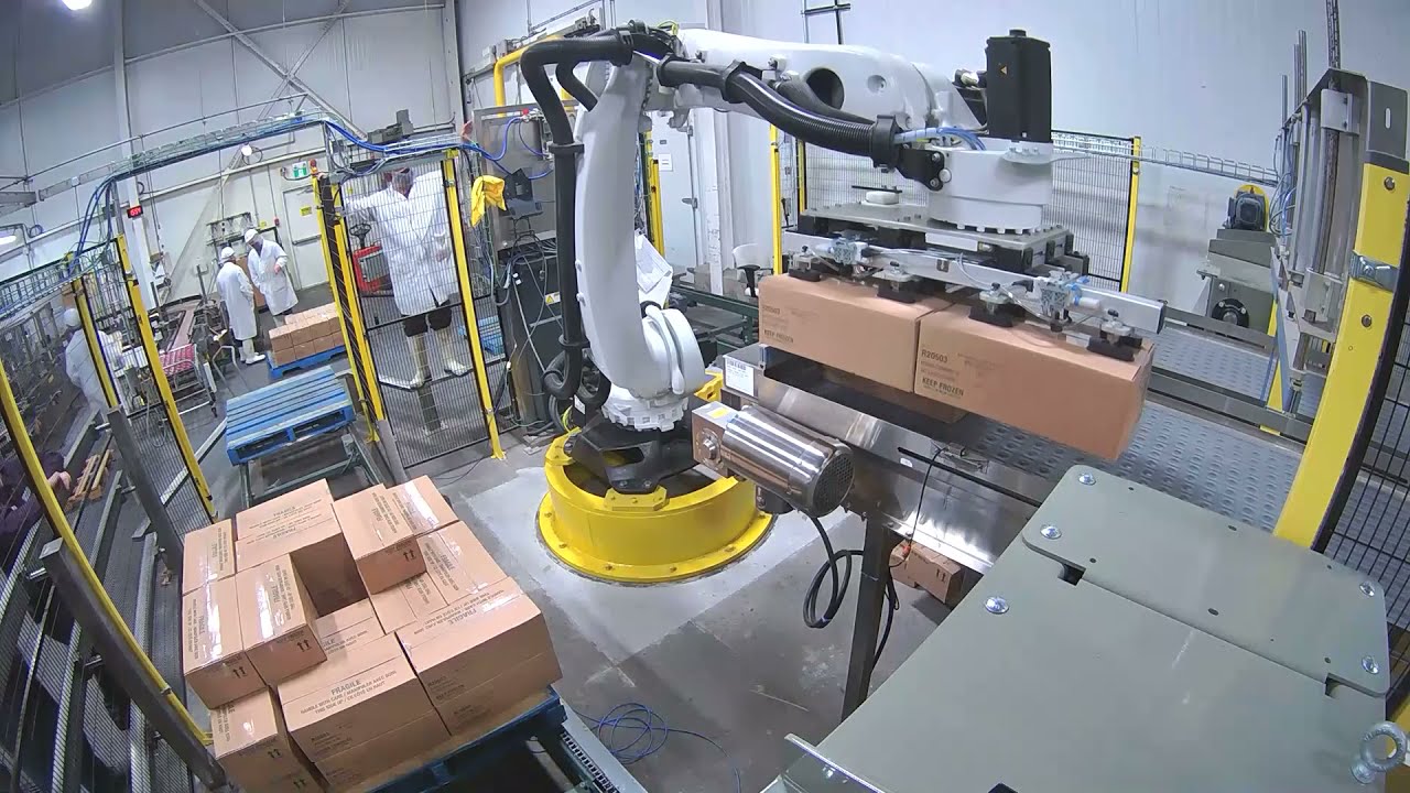 APEX MOTION Robotic Palletizing - YouTube