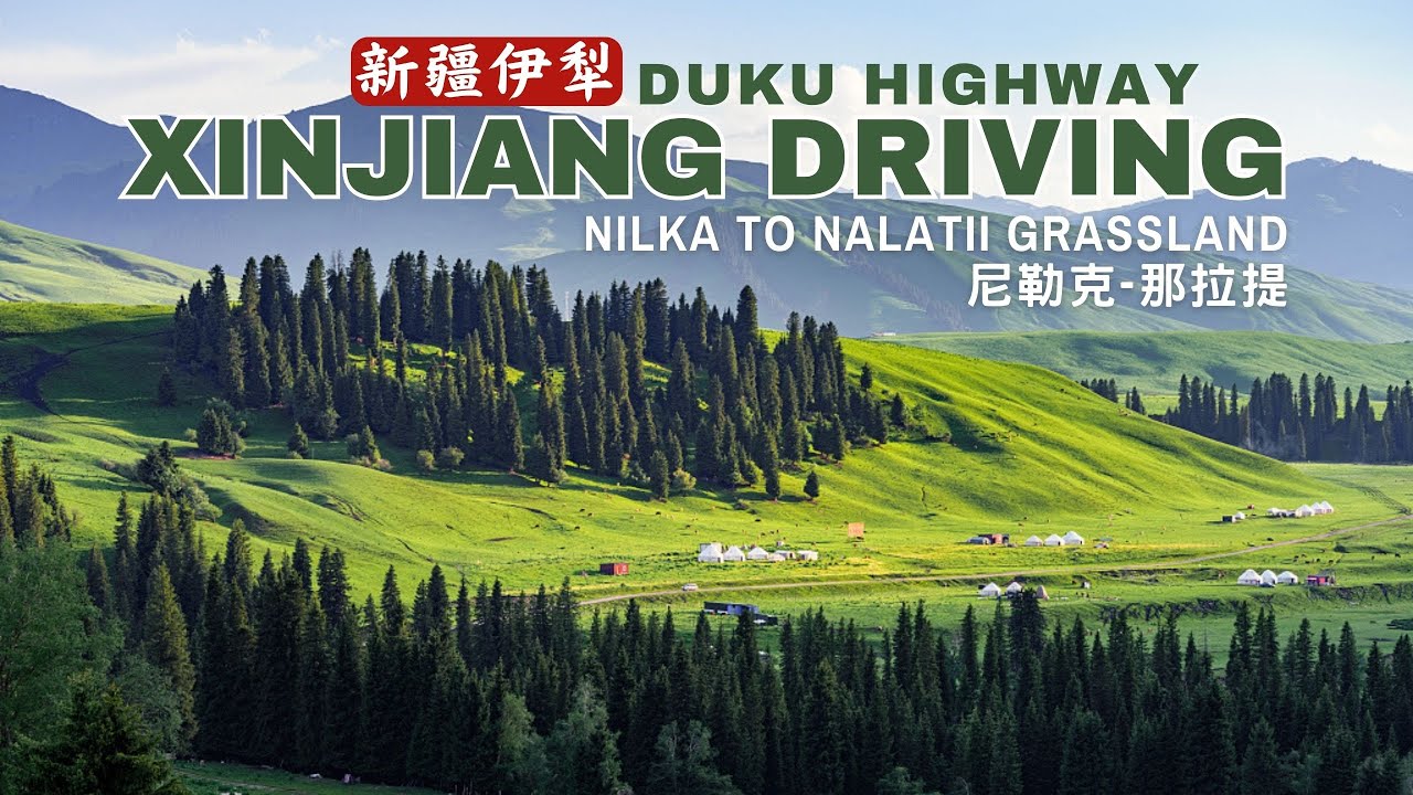 4K Xinjiang Duku Highway Driving - China's most famous mountain road ...