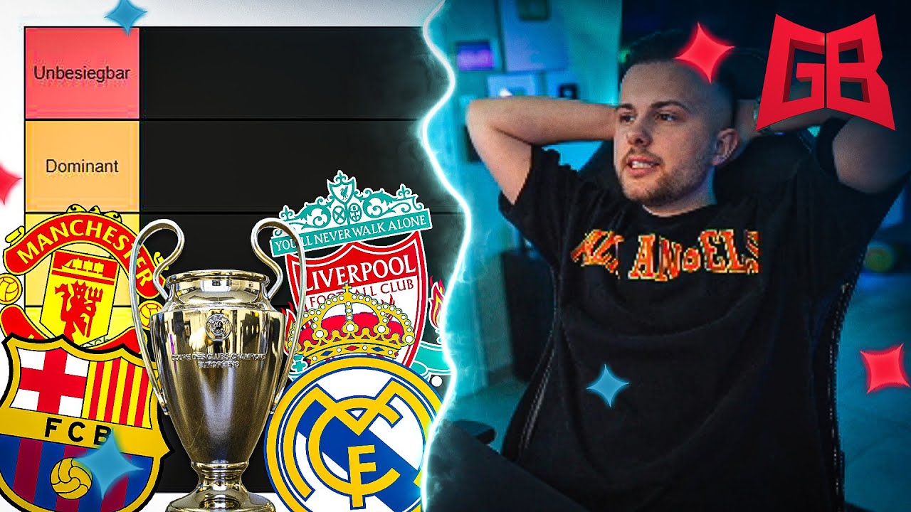 GamerBrother RANKED die CHAMPIONS LEAGUE SIEGER der letzten 15 JAHRE 😱 ...