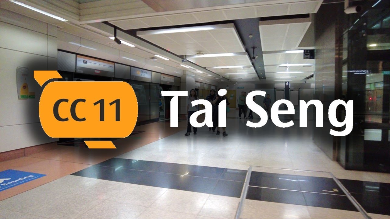 CC11 Tai Seng MRT Station: Platforms to Exit A | Circle Line - YouTube