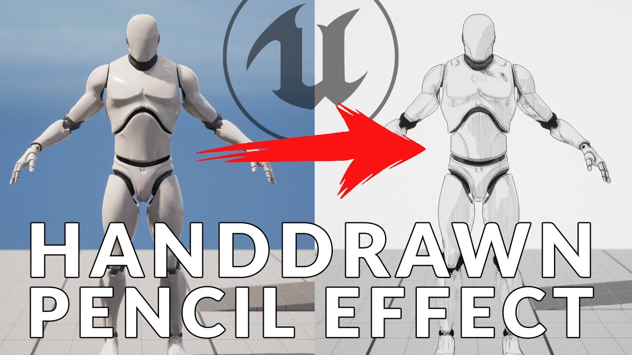 Create A Pencil/Handdrawn Effect in Unreal Engine 5 - YouTube