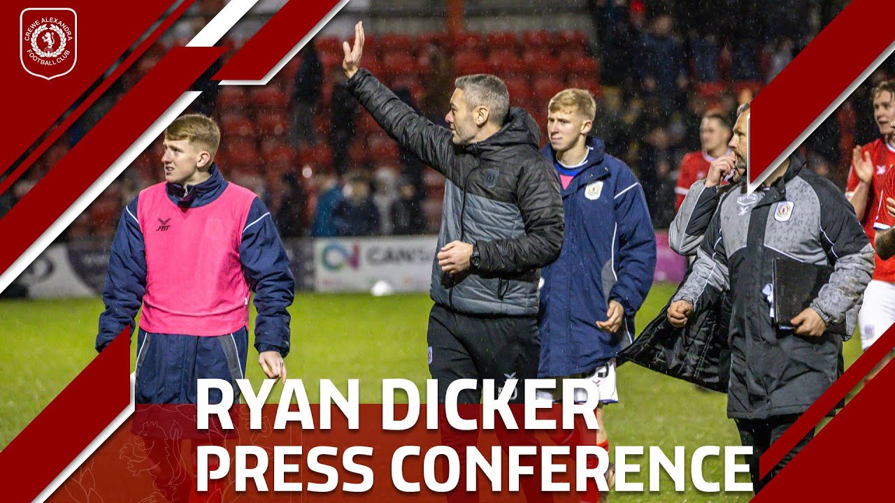 PRESS CONFERENCE | Ryan Dicker On Mansfield Task - YouTube