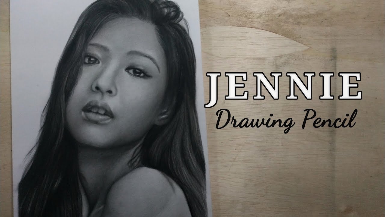 Menggambar JENNIE BLACKPINK | Speed Drawing Pencil - YouTube